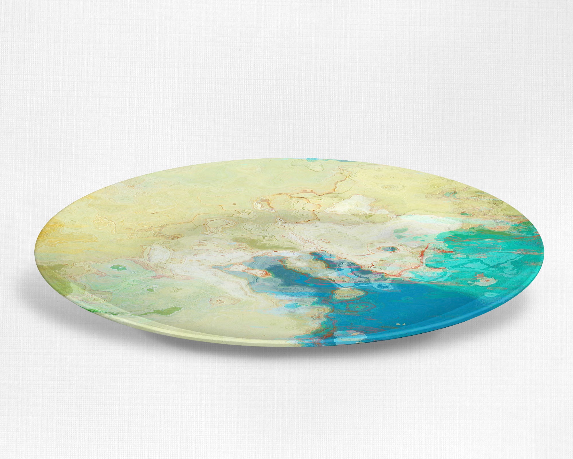 Abstract art outdoor Plate, unbreakable microwave safe tableware ...