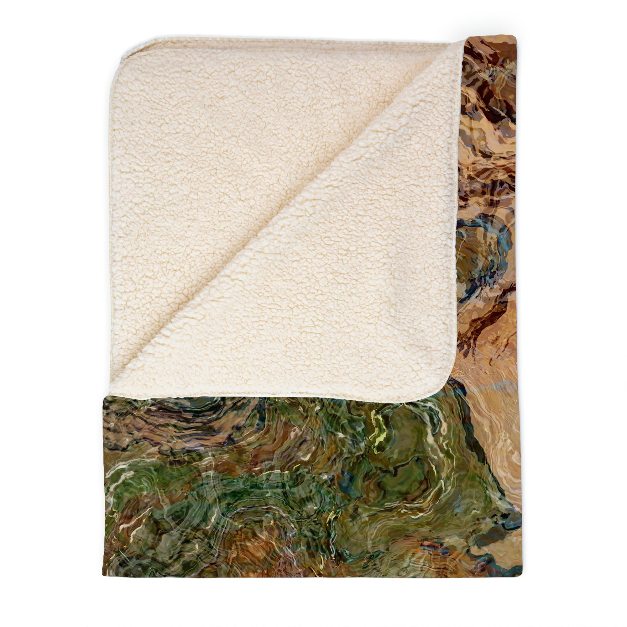 Abstract Art Blanket Throw, 50x60 and 60x80 Sherpa Fleece, Warm Cuddly ...