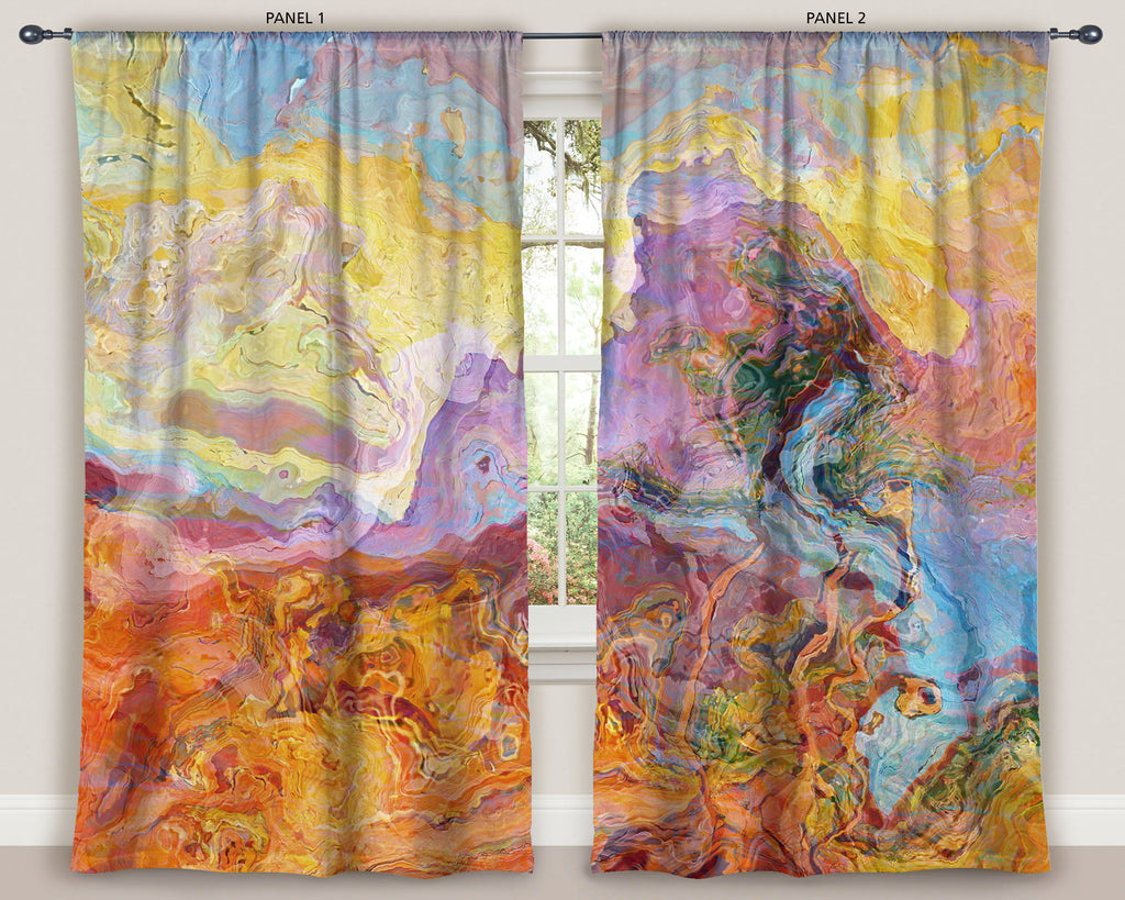Window Curtains – Abstract Art Home